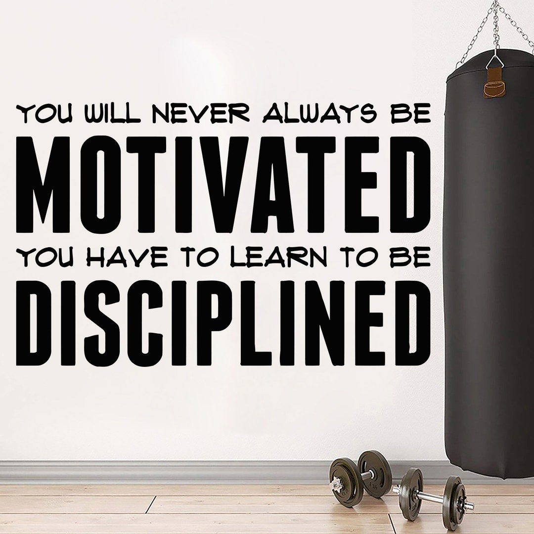 Fitness Decor Art Quotes Gym Stickers Fitness Wall Art Gifts Boys Girl ...