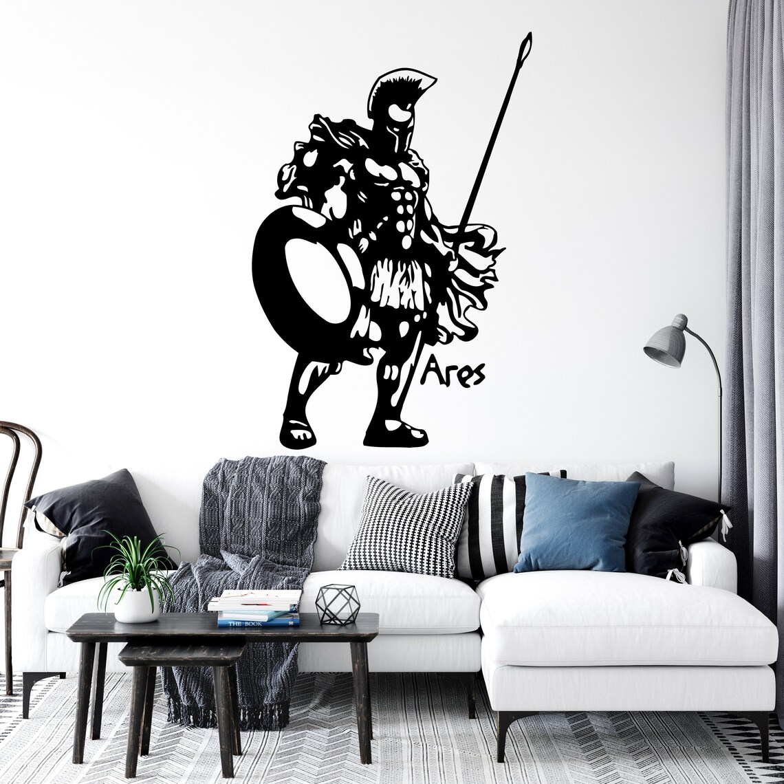 Greek Mythology Wall Decal Ares Wall Decal Ancient Wall Art - Etsy