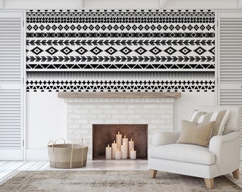 Aztec Calendar Wall Decal Wall Fabric Vinyl Decal Removable and ...