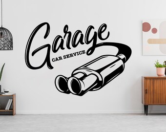 Tire Shop Service Center Decals Tires Wall Vinyl Sticker Art Garage ...