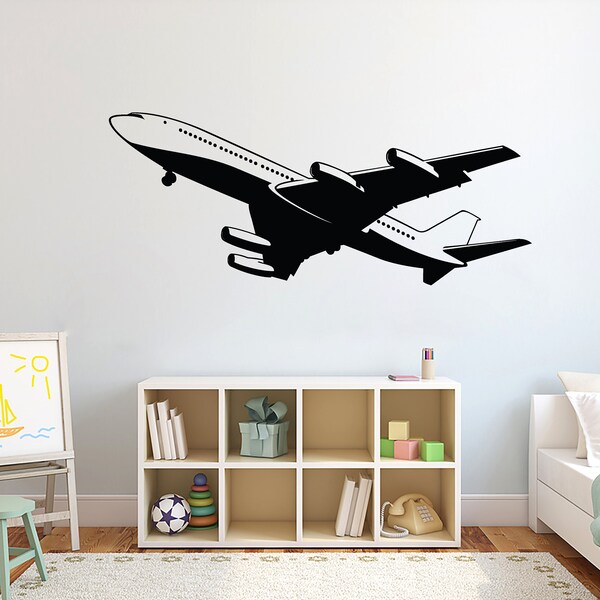 Airplane Wall Decal - Etsy