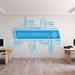 Engineering Wall Decor Engineering Wall Decal Engineering - Etsy