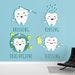 Dental Wall Decor Smile Dental Stickers Dental Clinic Wall Decal Dental ...