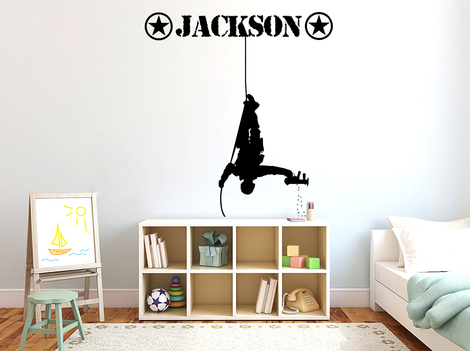 Military Wall Decal Hero Soldier Army Helicopter Custom - Etsy