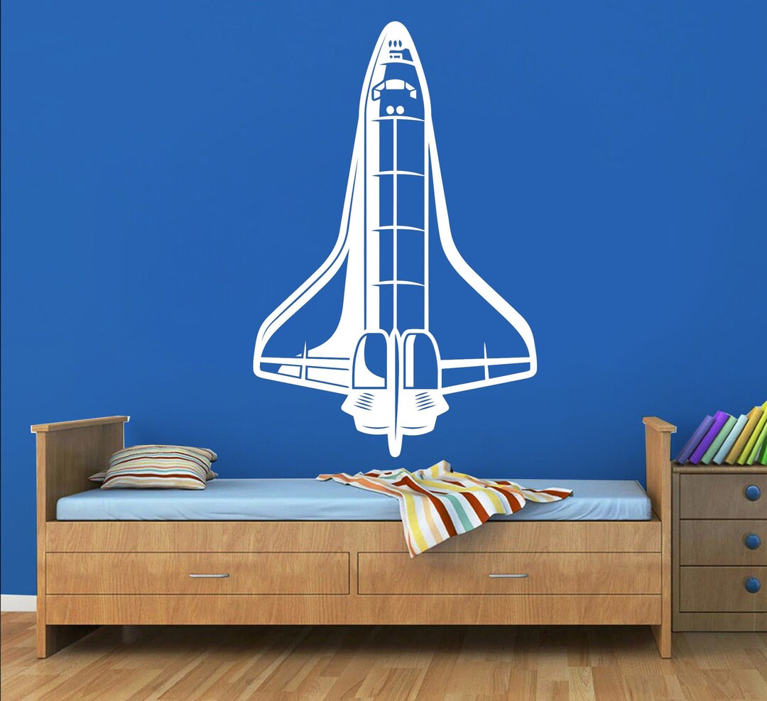 Spaceship Decor Custom Outer Space Stars Space Girl Boy Room Gifts Him ...