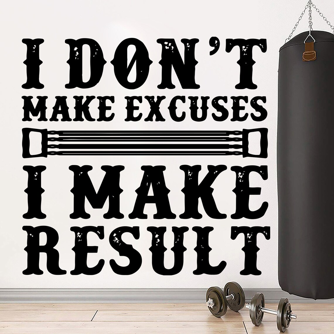 Fitness Decor Art Quotes Gym Stickers Fitness Wall Art Gifts - Etsy