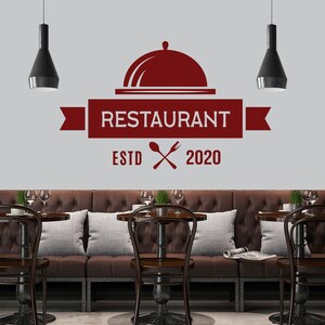 Restaurant Custom Food Lover Wall Decal Gifts Vinyl Food Lover ...