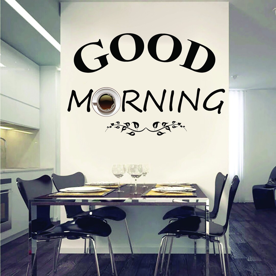 Coffee Wall Decal Custom Coffee Wall Art, Coffee Decals, Kitchen Wall ...