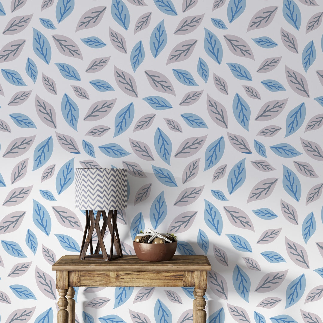 Leaf Spring Wallpaper | Spring Trend Color Removable Watercolor Floral ...