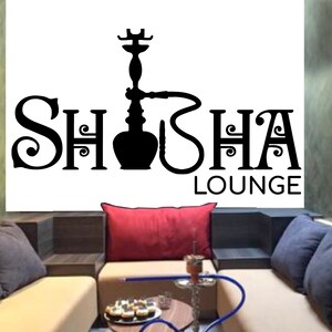 Hookah Lounge Wall Decor Hookah Lounge Bar Hookah Decals Hookah Shop ...