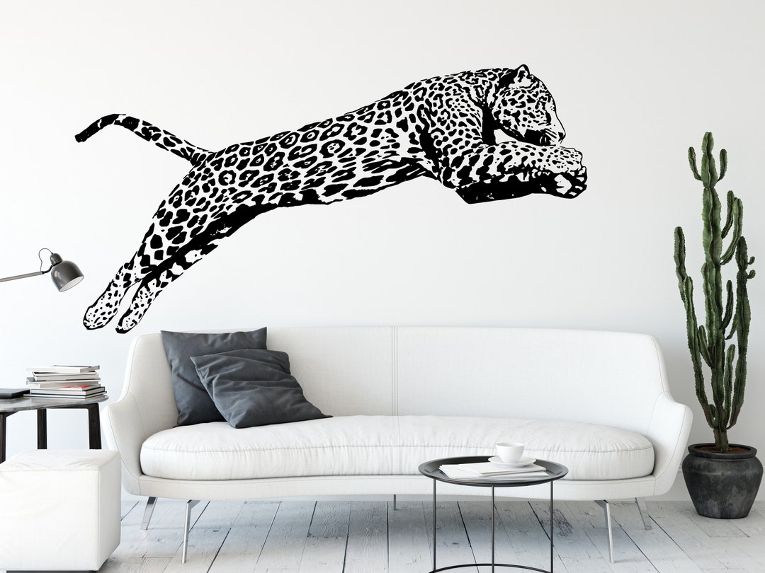Jaguar Wall Decal Safari Africa Animal Jaguar Wall Decor Wild King ...