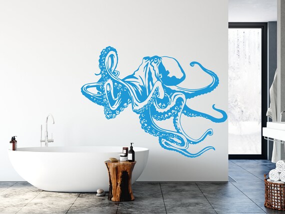 Octopus Wall Decor Octopus Wall Decals Tentacles Wall Art - Etsy