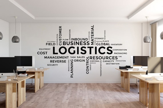 Logistics Wall Decor Logistics Wall Decal Logistics Wall - Etsy