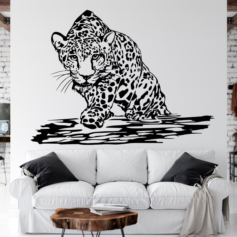Leopard Wall Decal - Etsy