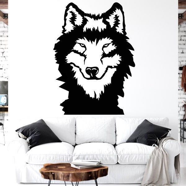 Wolf Wall Decal - Etsy