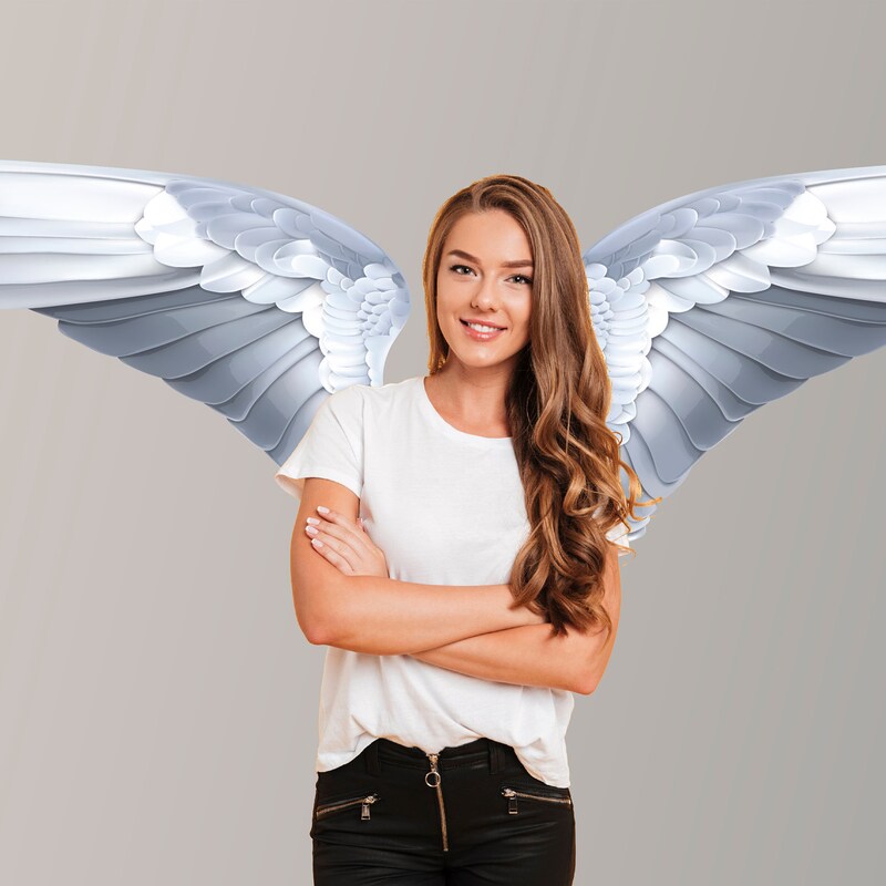 Angel Wings Wall Decal - Etsy