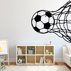 Soccer Wall Decor, Football Wall Decal Sport Vinyl, Football Stickers ...