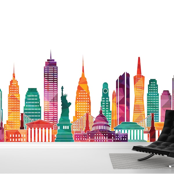 City Wall Decals - Etsy