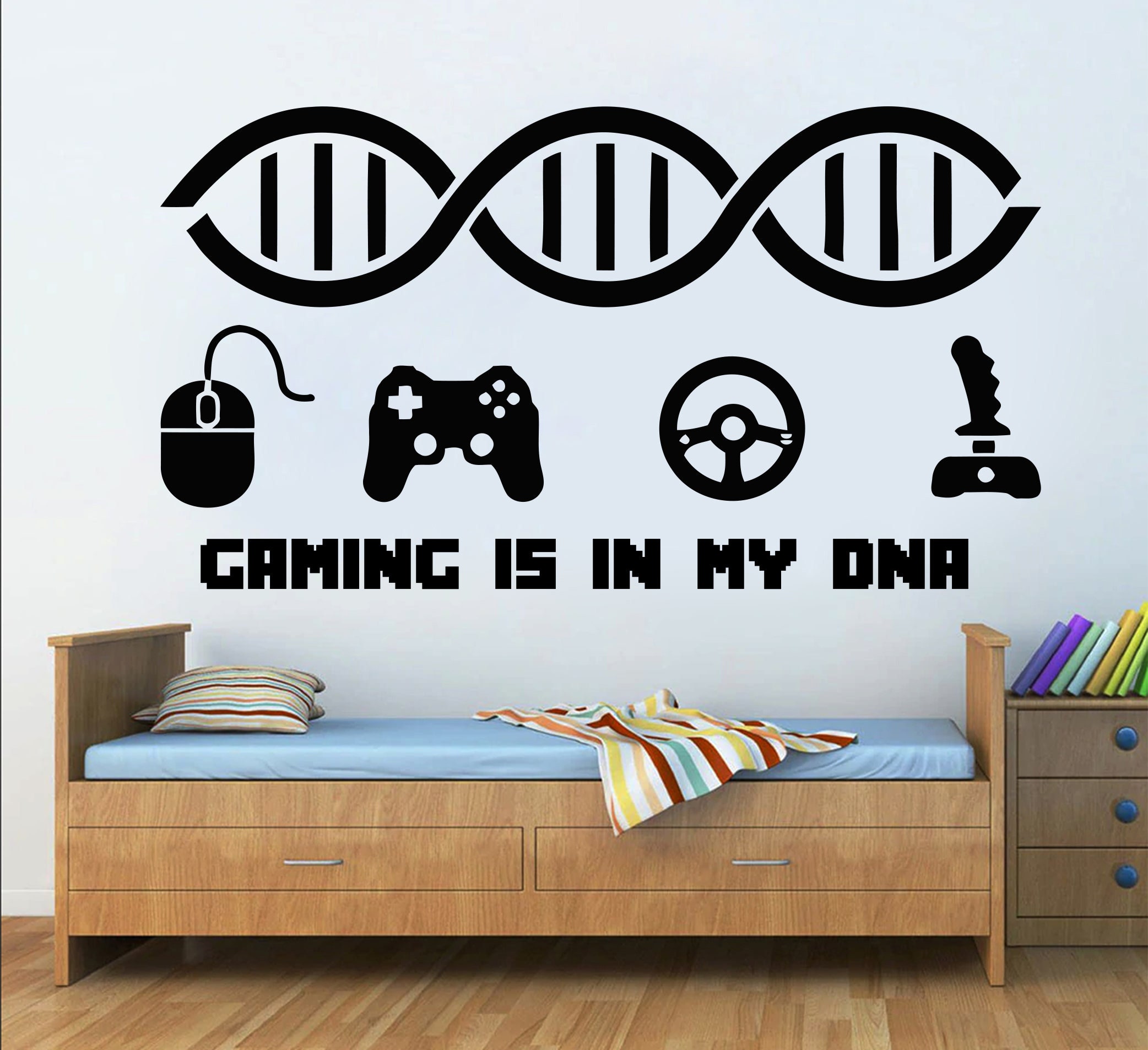 Gamer Wall Decor Custom Controller Decal Video Game Girl Boy - Etsy