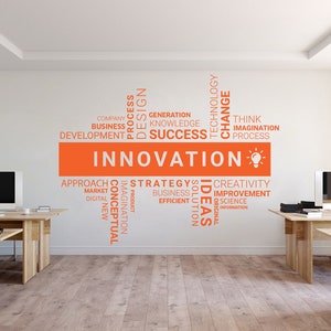 Innovation Wall Decor, Innovation Wall Decal, Innovation Wall Art ...