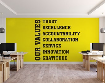Our Values Trust Excellence Accountability Collaboration Service ...