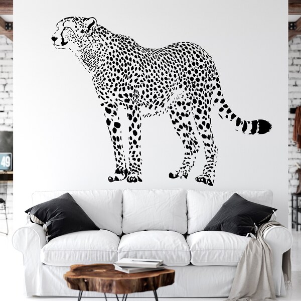 Leopard Wall Decal - Etsy