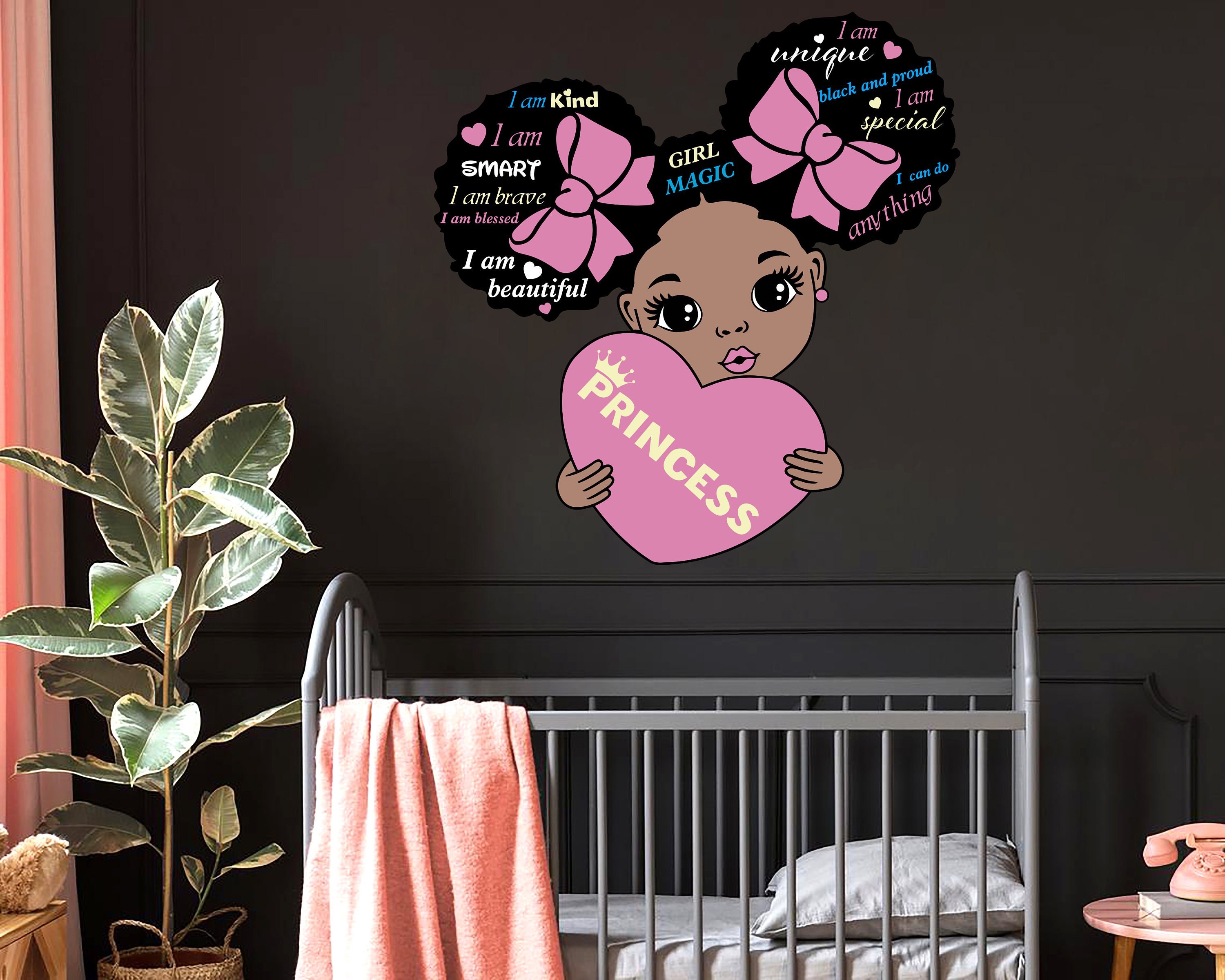 Princess Afro Little Girl Crown Custom Little Afro Girl Custom - Etsy