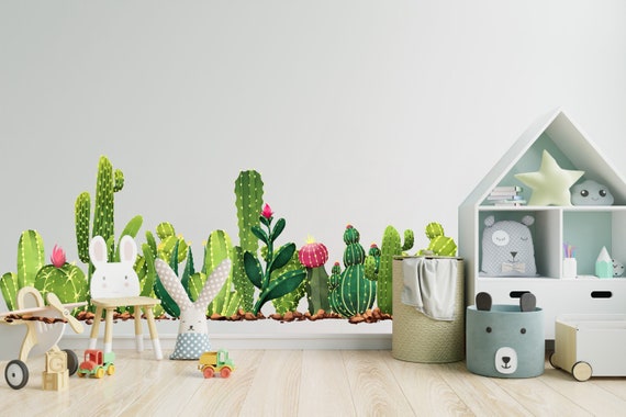 Cactus Wall Decor Cactus Wall Decals Cactus Plant Cactus - Etsy