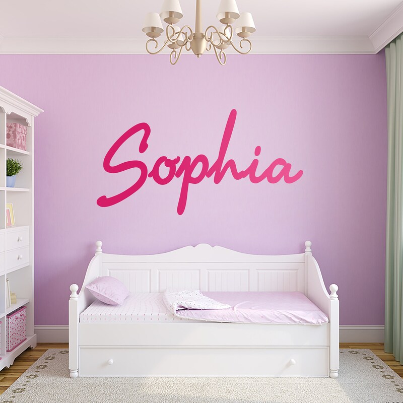 Name Wall Decal - Etsy