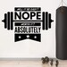 Fitness Decor Art Quotes Gym Stickers Fitness Wall Art Gifts Boys Girl ...