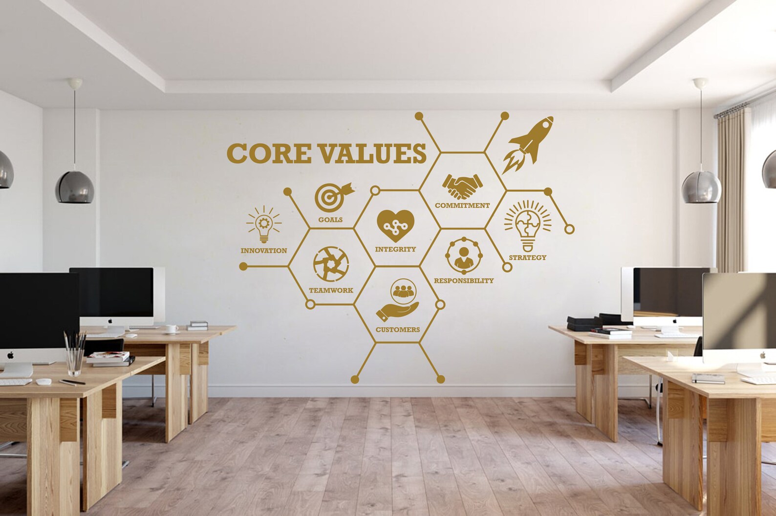 Core Values Innovation Goals Teamwork Integrity - Etsy