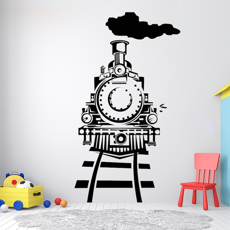 Train Wall Decal - Etsy