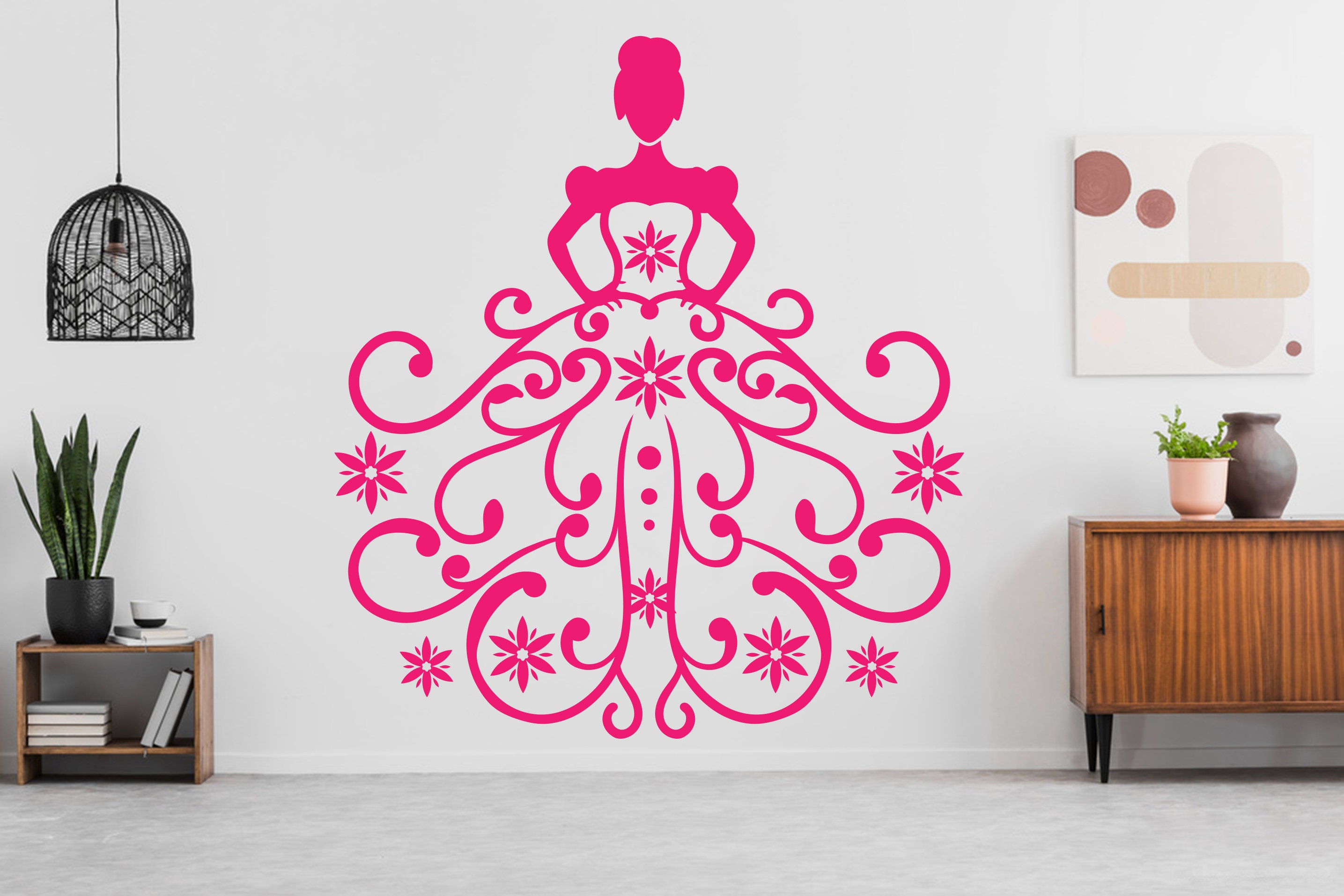 Women Fashion Couture Boutique Wall Decal Girls Clothing | Etsy