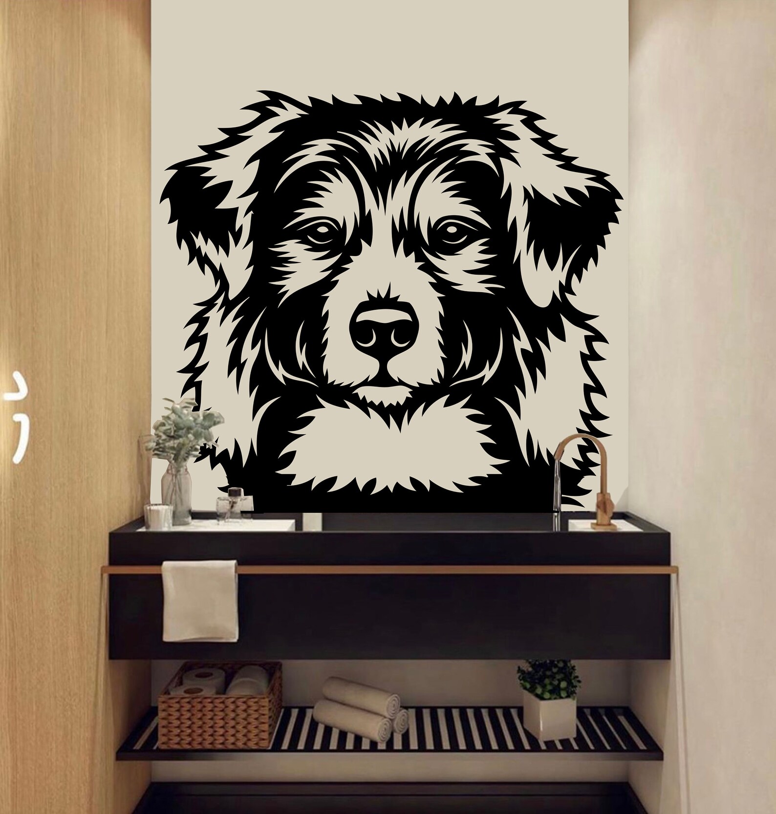 Australian Shepard Dog Wall Decal Dog Decor Dog Kids Dog Lover - Etsy