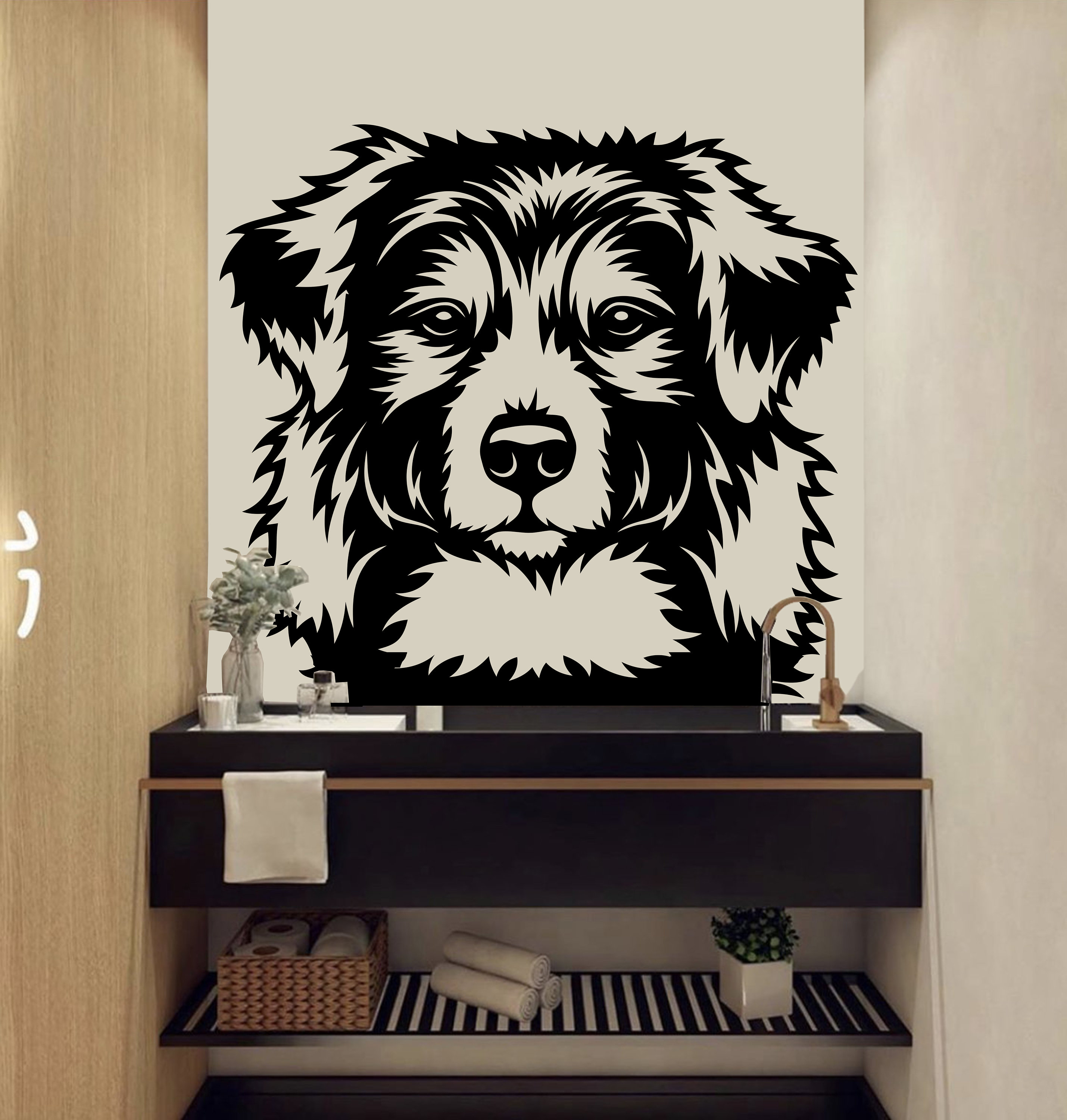 Australian Shepard Dog Wall Decal Dog Decor Dog Kids Dog Lover - Etsy