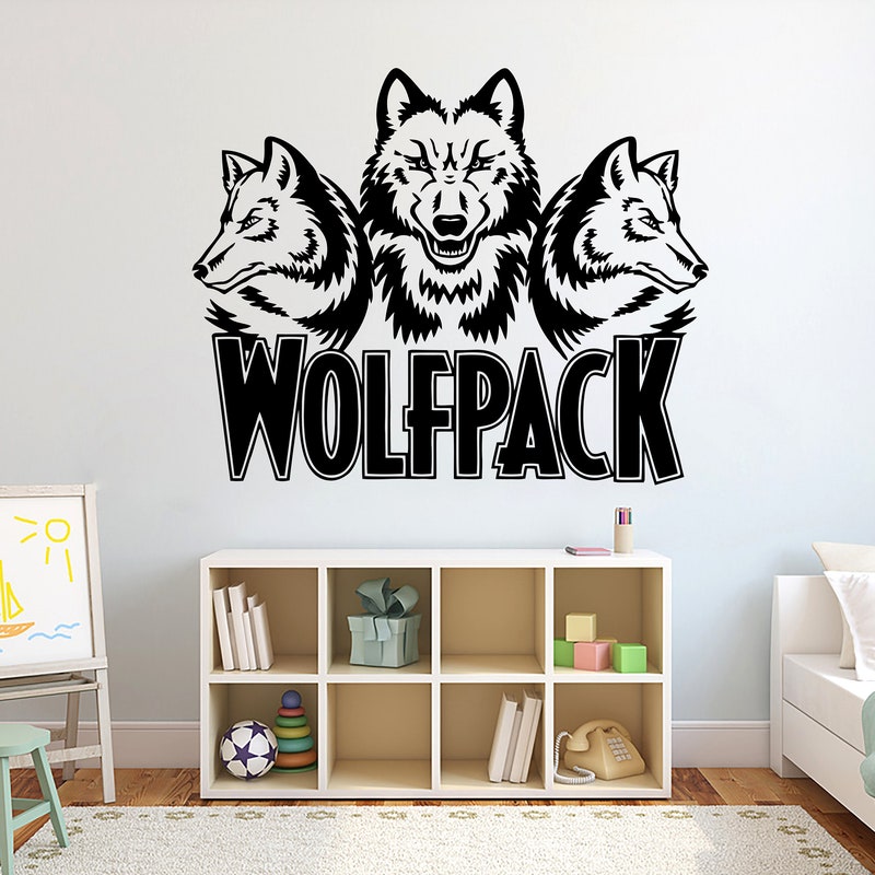 Wolf Wall Decal - Etsy