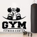 Fitness Decor Art Quotes Gym Stickers Fitness Wall Art Gifts Boys Girl ...
