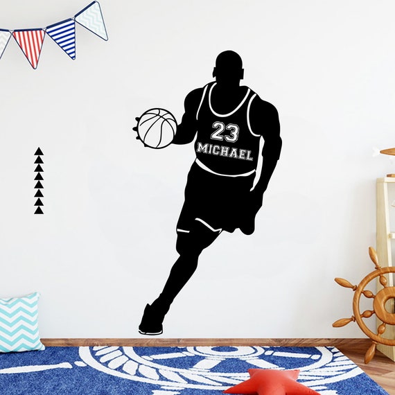 Basketball Custom Quote Wall Decal Sport Vinyl NBA Boys Basket - Etsy