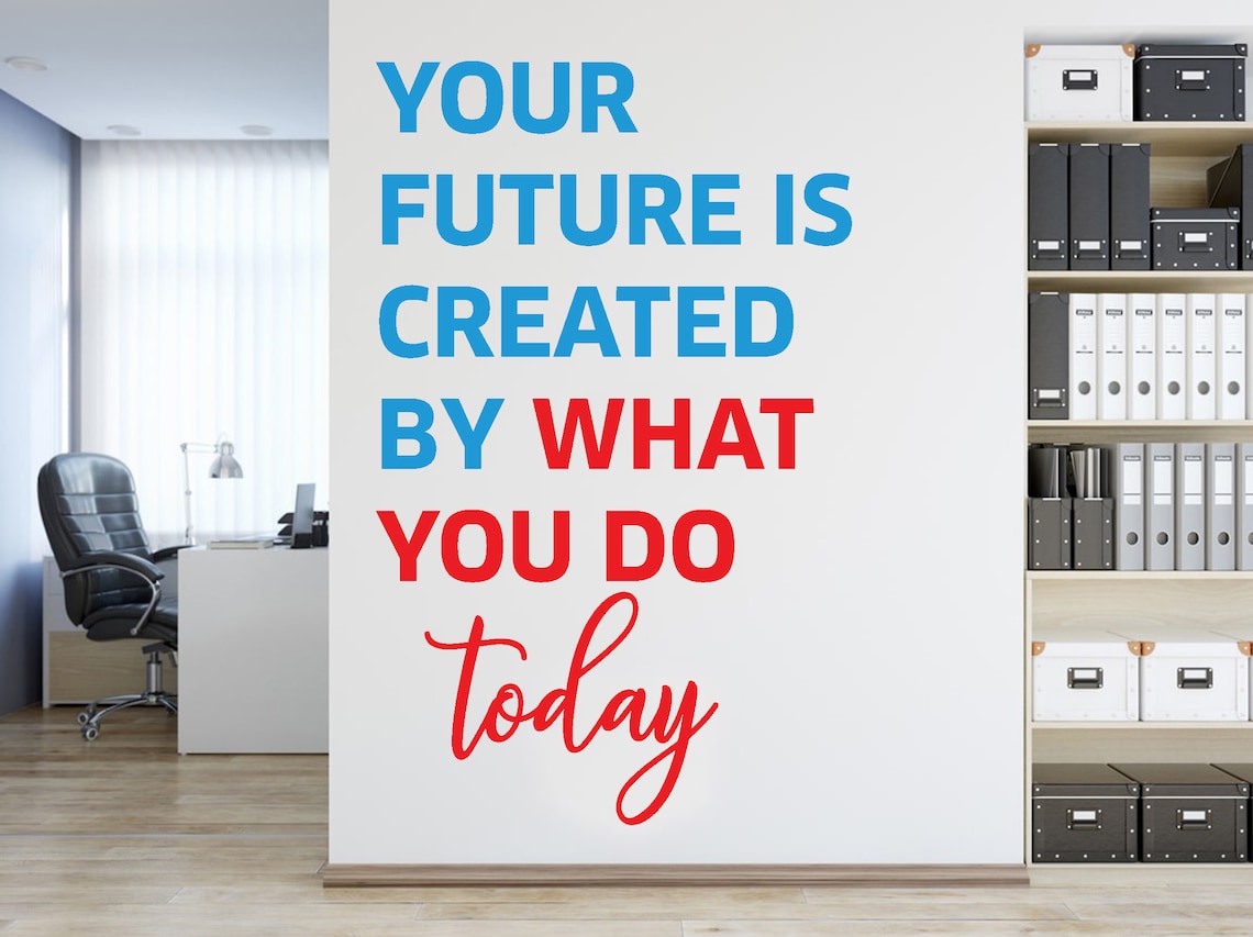Office Wall Decal Quotes Wall Decal Office Custom Stickers - Etsy