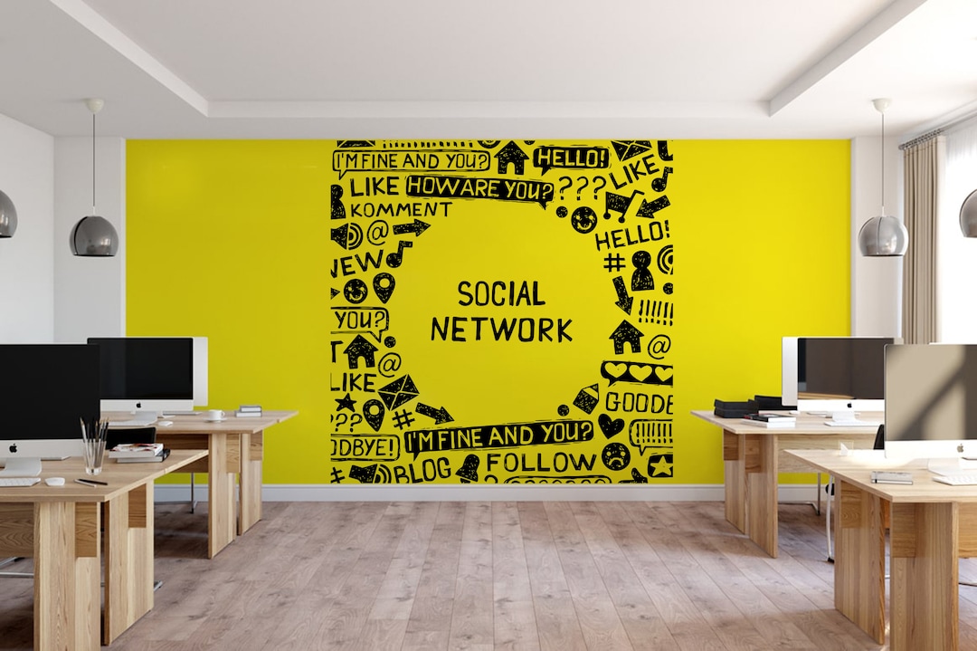 Office Decor Office Social Media Office Stickers Office Wall Art Gifts ...