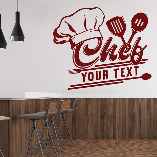 Chef Decal - Etsy