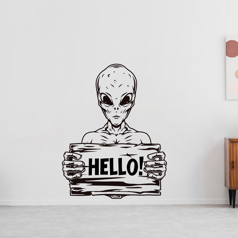 Alien Wall Art - Etsy