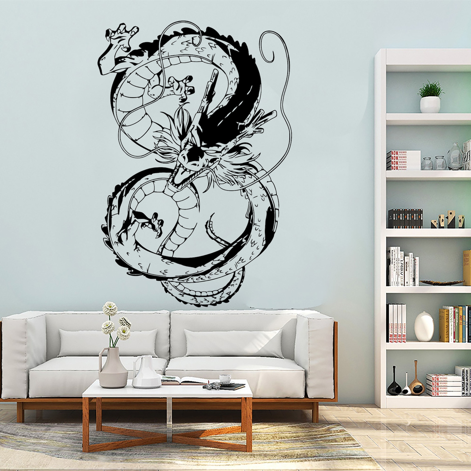 Dragon wall decor Wild Dragon Decals Dragon Art wall Art | Etsy