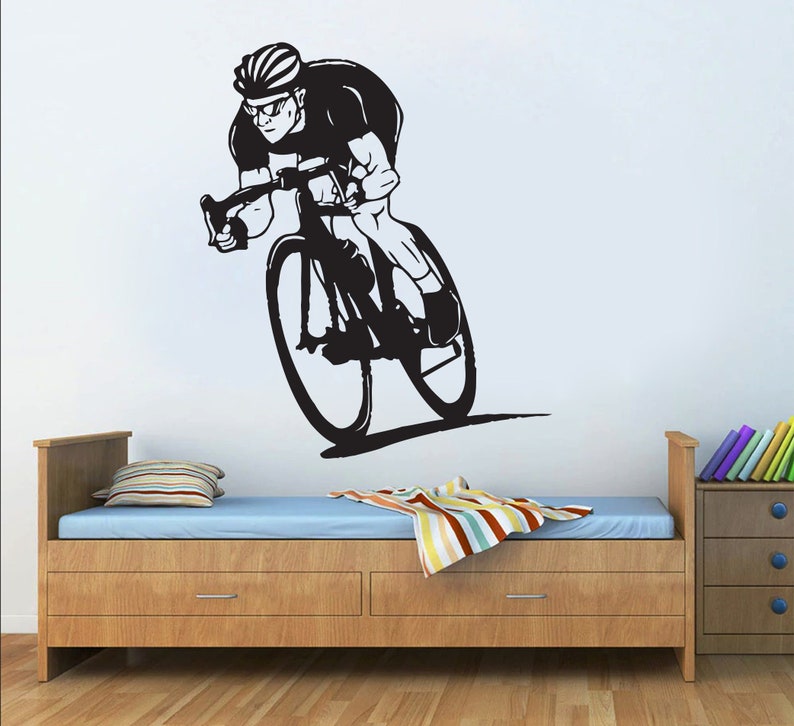 Bicycle Bike Wall Decor Stickers Art Vinyl Decal Bike Art Wall - Etsy