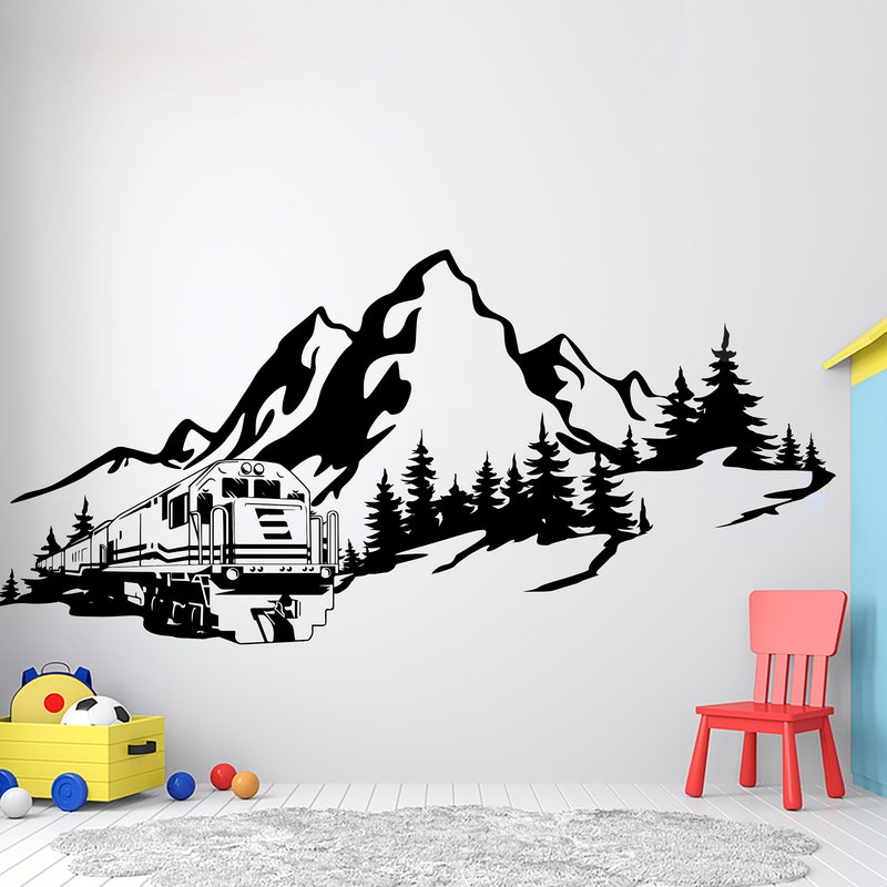 Train Wall Decal - Etsy