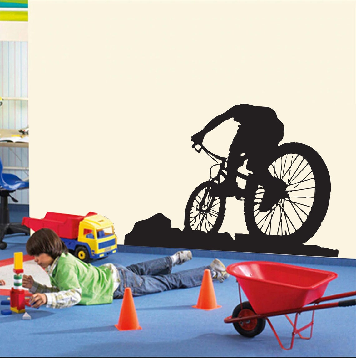 Bicycle Bike Wall Decor Stickers Art Vinyl Decal Bike Art Wall - Etsy