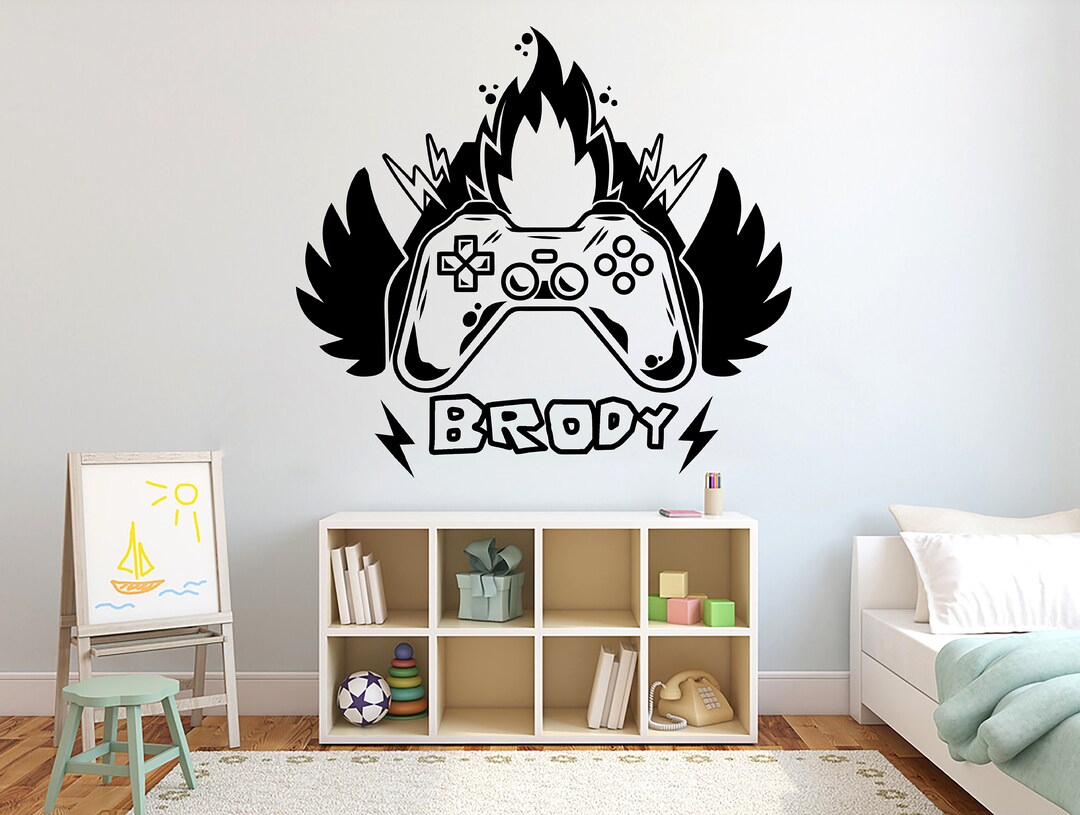 Gamer Room Wall Decor Video Game Decor Game Bedroom Controller Gamer ...