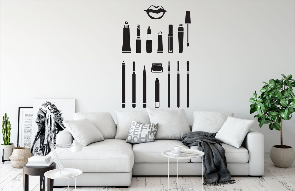 Beauty Wall Decor Custom Salon Manicure Hair Nails Eye Lashes - Etsy