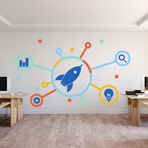Teamwork Wall Decal Marketing Vinyl Wall Art Decals, Leadeship Name ...