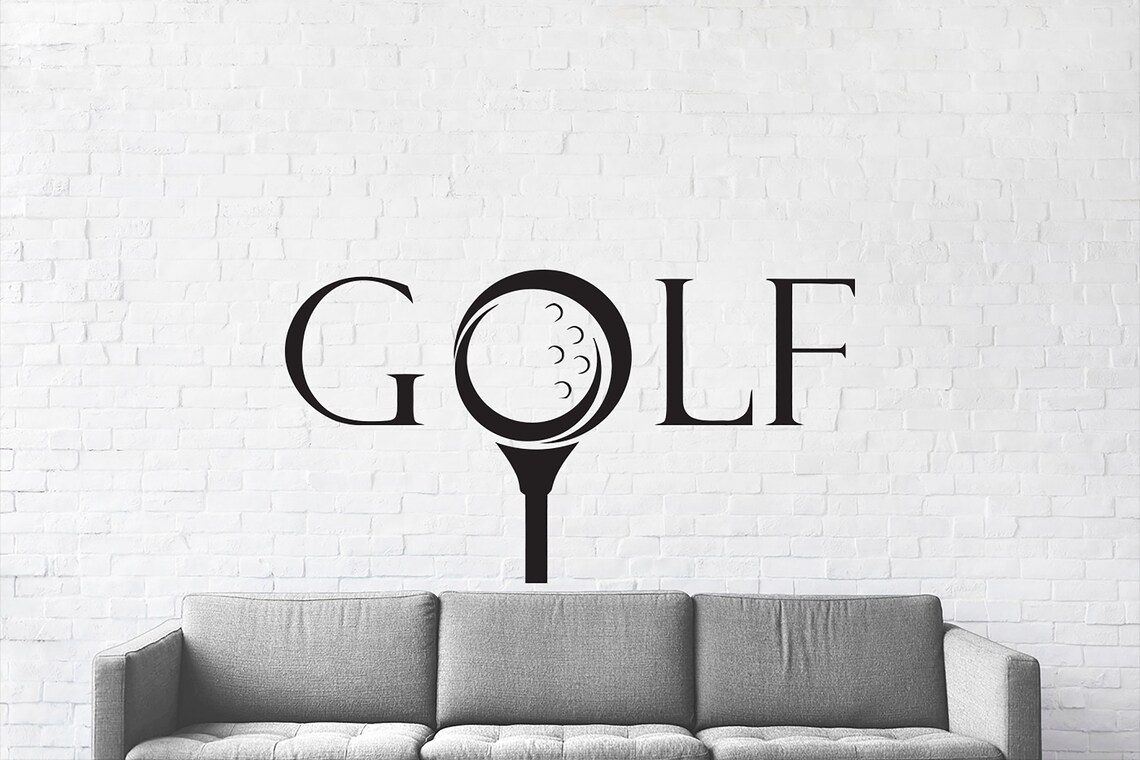 Golf Wall Decal Golf Decals Golf Quotes Decals Sport Wall - Etsy